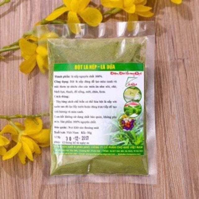 Cho Que green sticky rice leaf powder - pandan leaves 50g | Shopee Malaysia