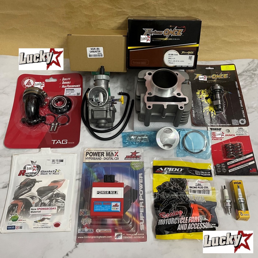 LAGENDA SRL110 SRL115 / E115M COMBO SET BLOCK 55MM 57MM 60MM CARB NSR ...