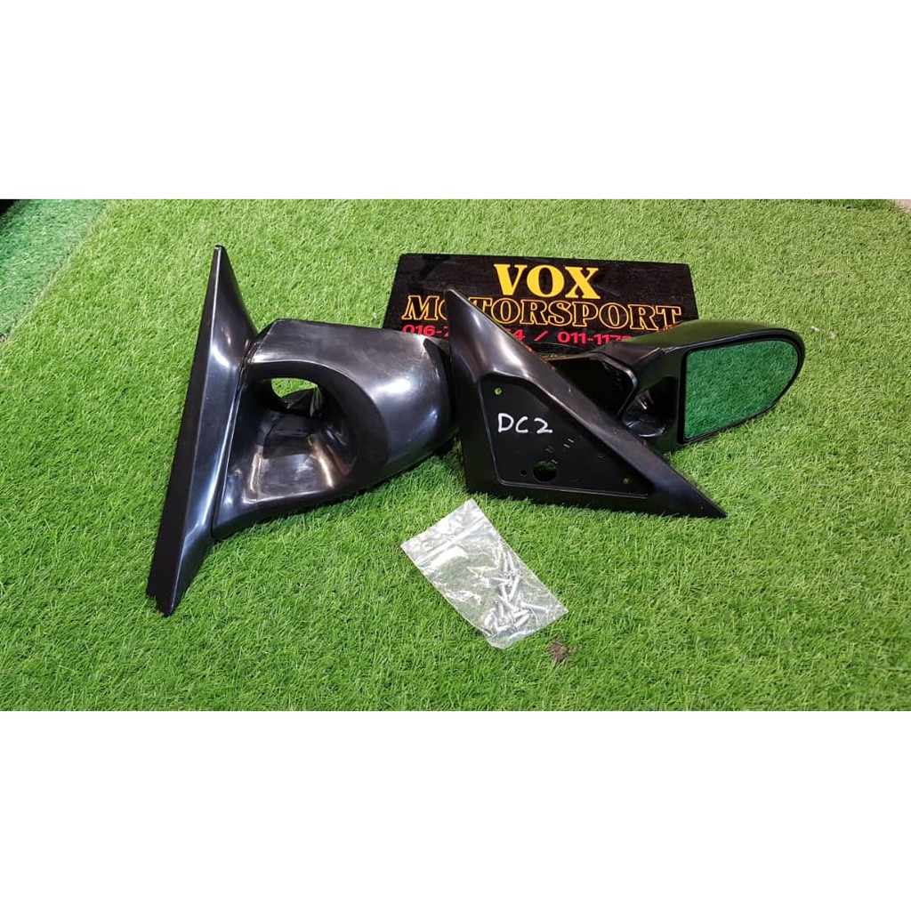 honda integra dc2 ganador side mirror black hitam abs material brand ...