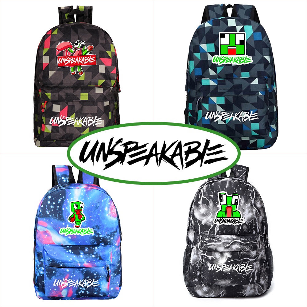 Unspeakable Schoolbag Fashion Fresh Male Female Student Backpack ...