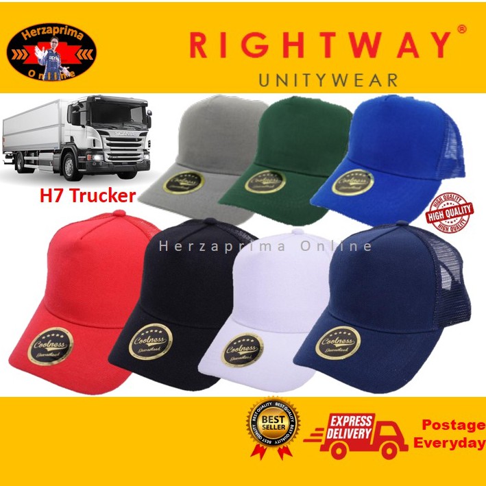 RIGHTWAY Cap Trucker By Herzaprima Online | Shopee Malaysia
