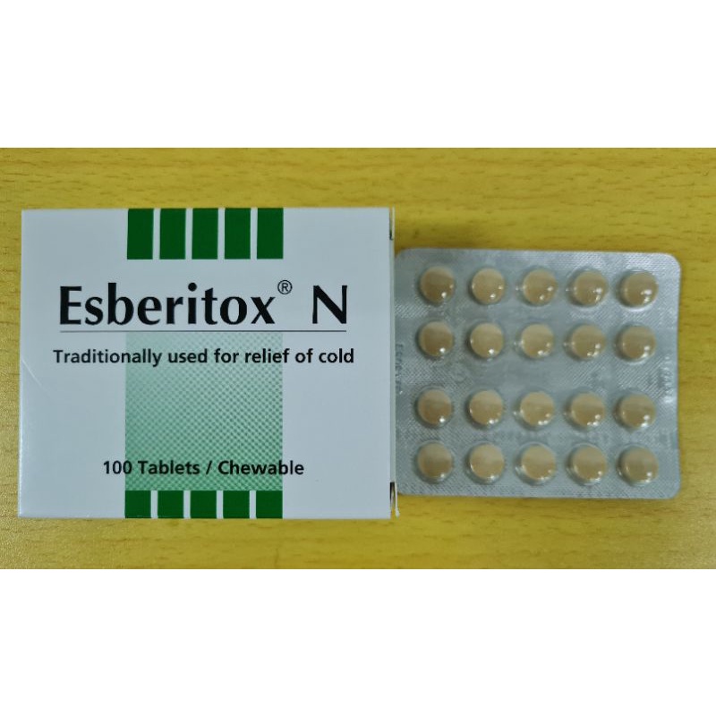 Esberitox N Natural Tablet untuk Imunisasi / Selsema/ Resdung 20 biji ...