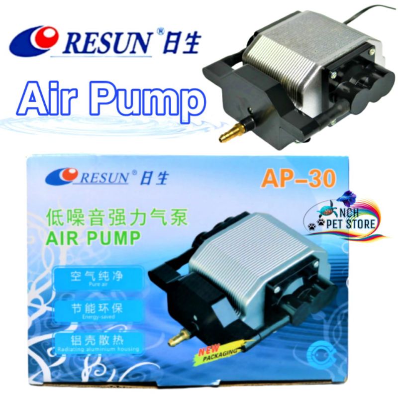 🔥🔥Ready stock🔥🔥 resun air pump AP-30-220V 50Hz 16W 30L/min 0.030MPa | Shopee Malaysia