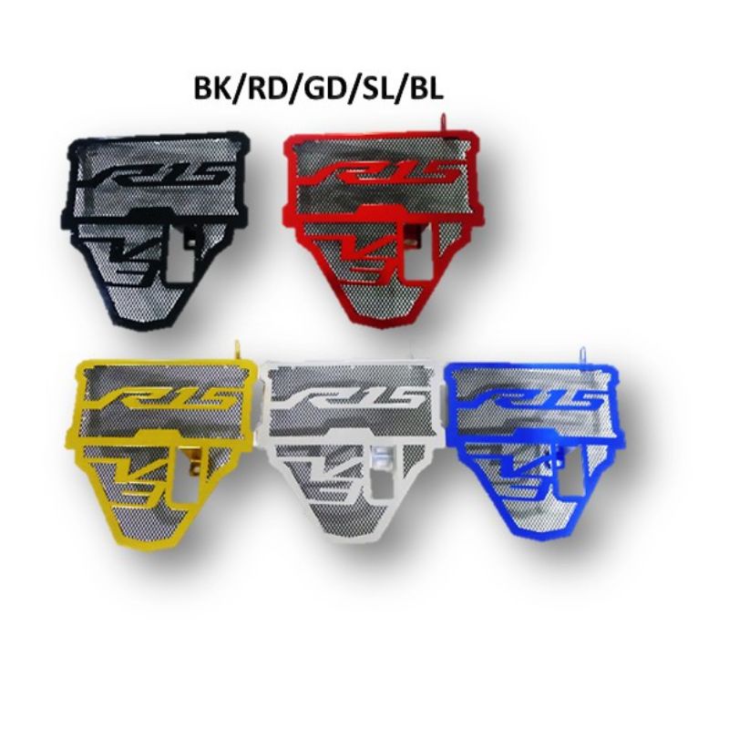 YAMAHA R15 V3 RADIATOR COVER GUARD RADIATOR COOLANT NET COVER YAMAHA ...