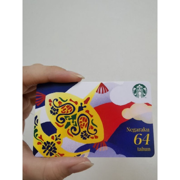 Starbucks 64th merdeka card year 2021 | Shopee Malaysia
