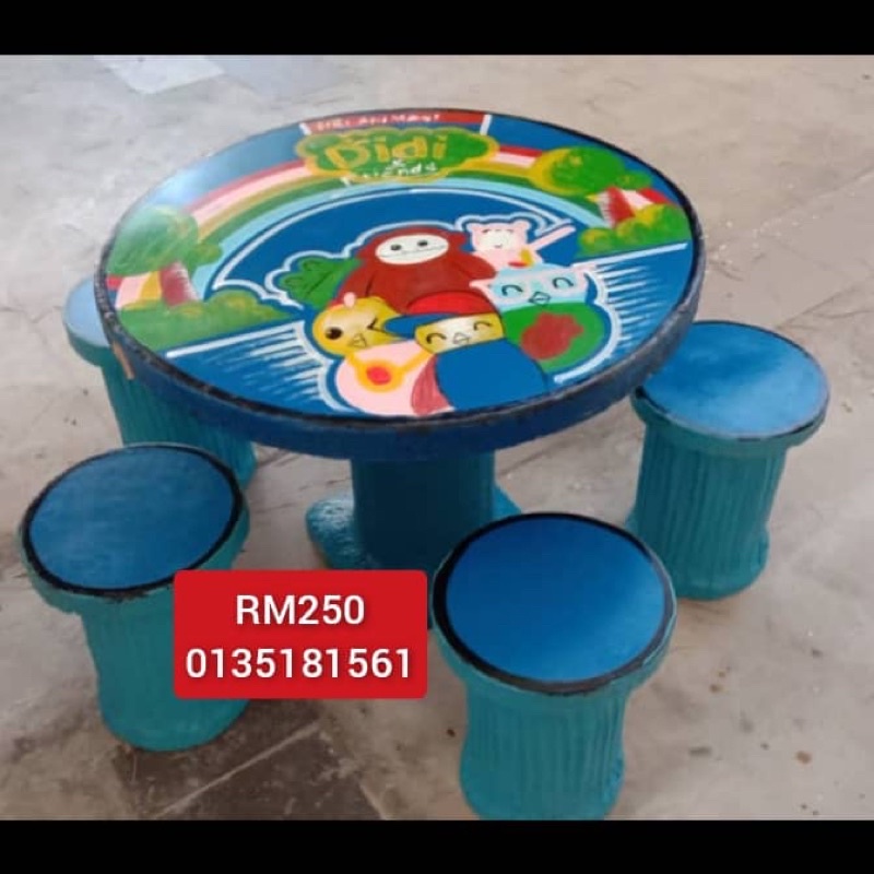 KERUSI MEJA BATU [UTK COD WSP 0135181561] SET MEJA KERUSI BATU MURAH ...