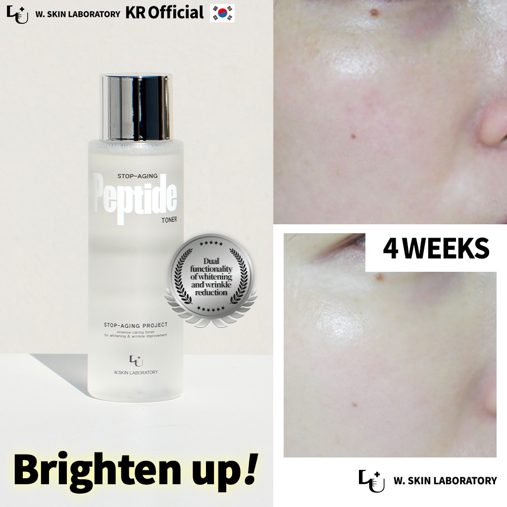 [W SKIN LABORATORY] STOP-AGING PEPTIDE Toner 250ml | Shopee Malaysia