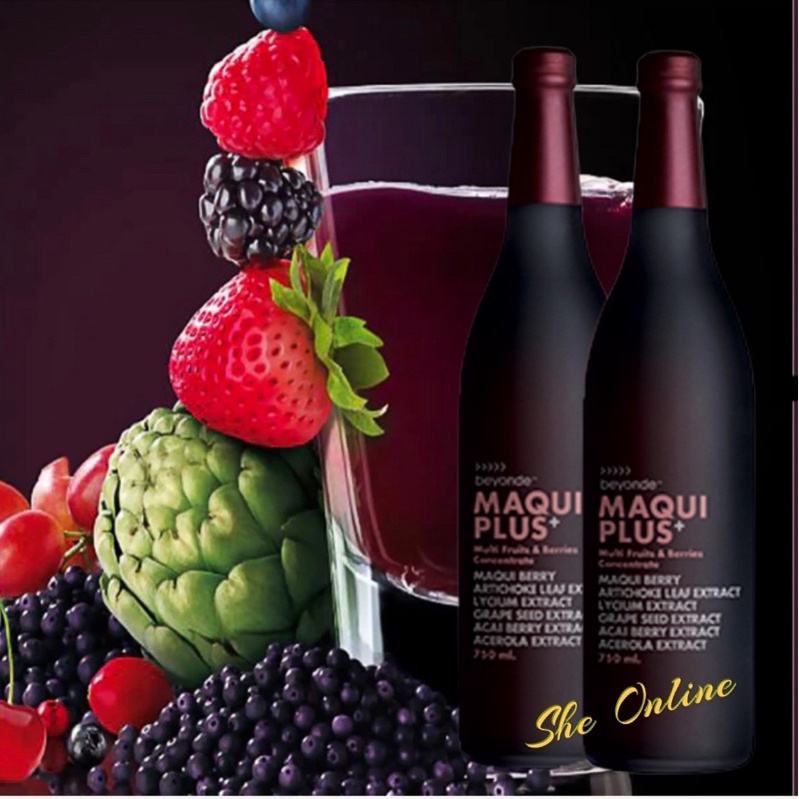 Beyonde MAQUI PLUS+ Multi Fruits & Berries 🍒🍇🍓 Antioxidant Drink DUO ...