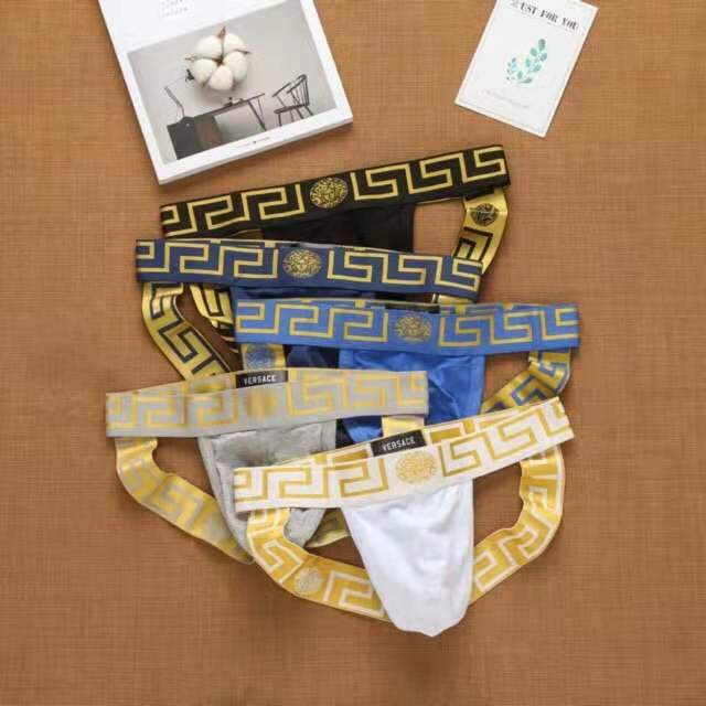 Men's Double Ding Fashion Underwear Pure Cotton U-Convex Three ...