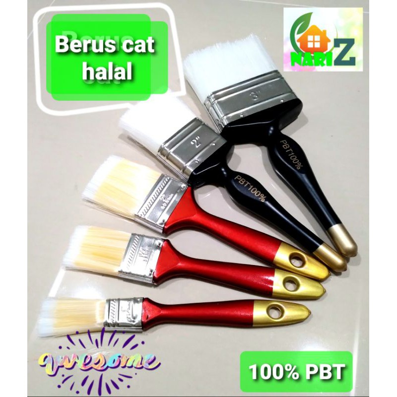 💥1 PC💥 Berus cat halal Paint brush PBT100% | Shopee Malaysia