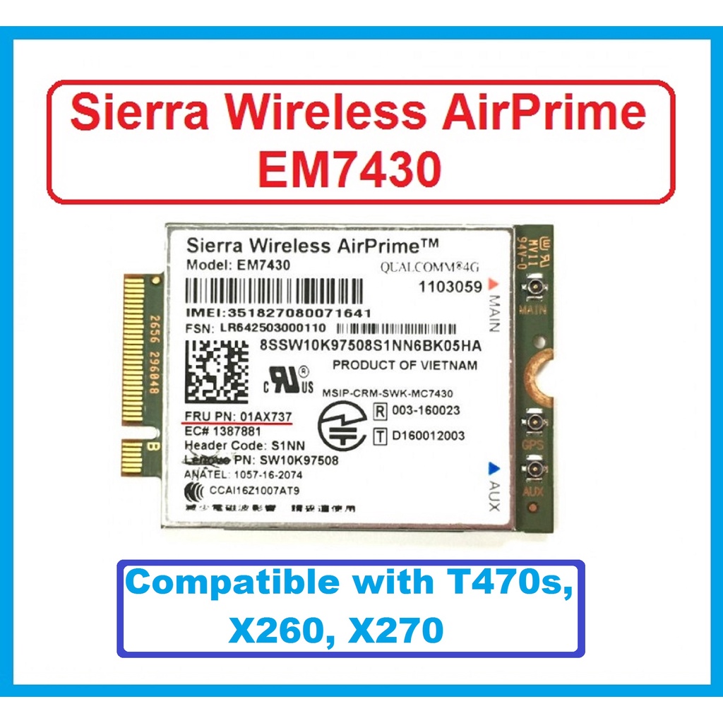 Sierra Wireless Airprime Em7430 Module, Ideal for industrial M2M and ...