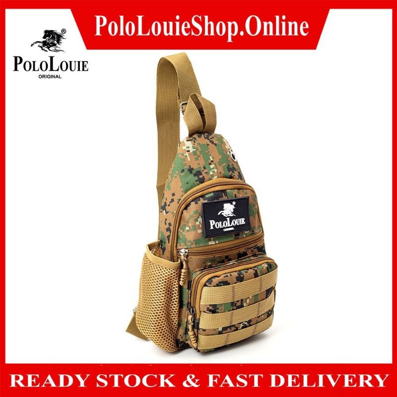 Original Polo Louie Men's Army Tactical Chest Pack Outdoor Sport ...