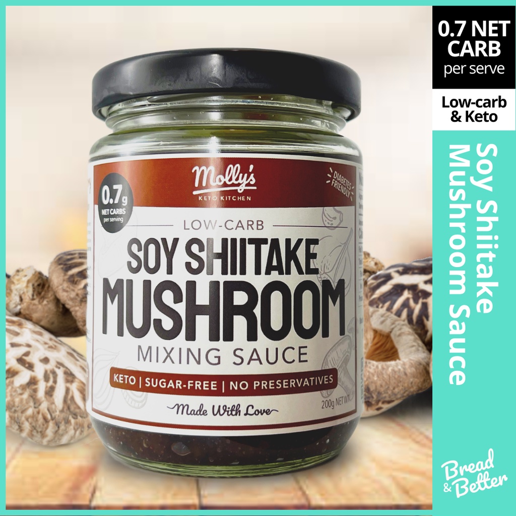 Keto / Low-Carb Soy Shiitake Mushroom Sauce (200g) | Shopee Malaysia