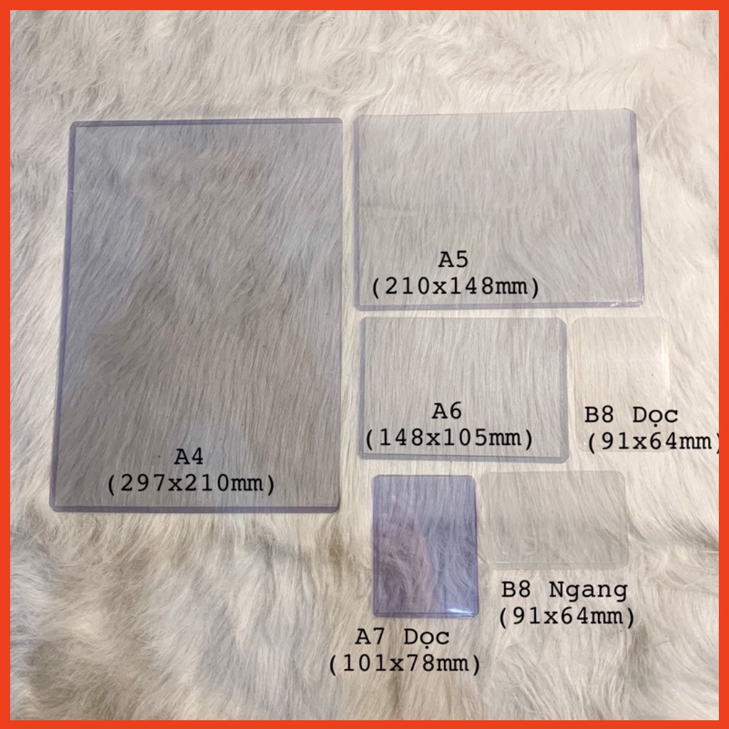 Toploader plastic protective cover for KPOP card photos in many sizes ...