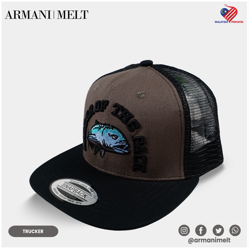 Ikanz Leader of the Pack Trucker Cap Topi Pancing (New Design) | Shopee Malaysia