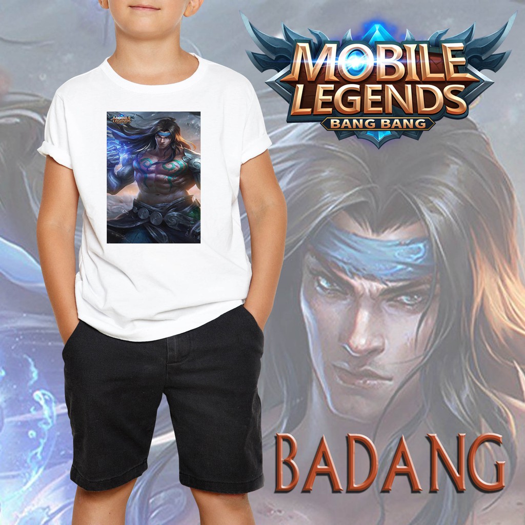 Baju mobile legends budak hero custom print badang mlbb viral hanzo ...