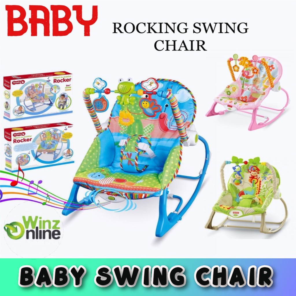 (READY STOCK)Premium Rocker Bouncer Toddler Music Sleeping Baby Rocking ...