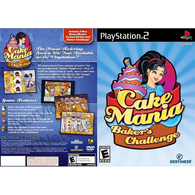 PS2 CD GAMES (Cake Mania) | Shopee Malaysia