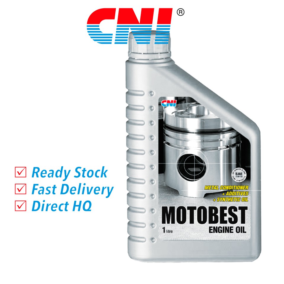 CNI Motobest Engine Oil Silver 15W-50 (1L) - Metal Treatment, Additives ...
