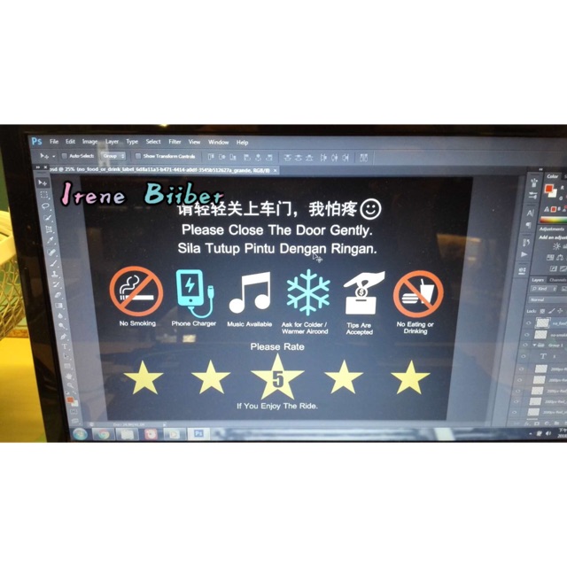 For Grab Driver Signboard/signage (Print+Laminate) | Shopee Malaysia