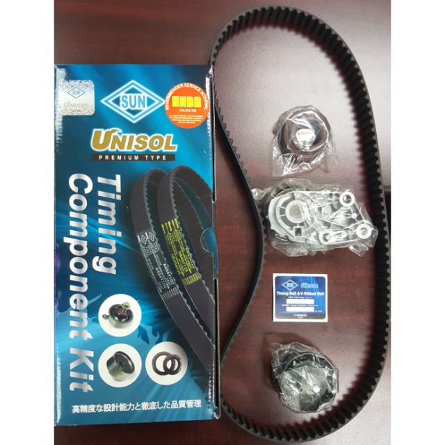 Chevrolet Optra 1.6,Nubira 1.6, Aveo 1.4 timing belt kit set, Japan, 100,000km,(127RU25)(Unisol ...