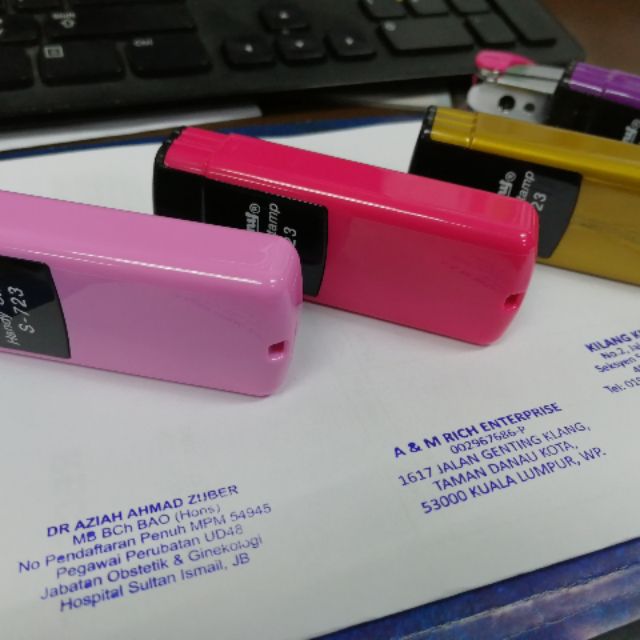 Handy Stamp s733 Shiny cop doktor | Shopee Malaysia