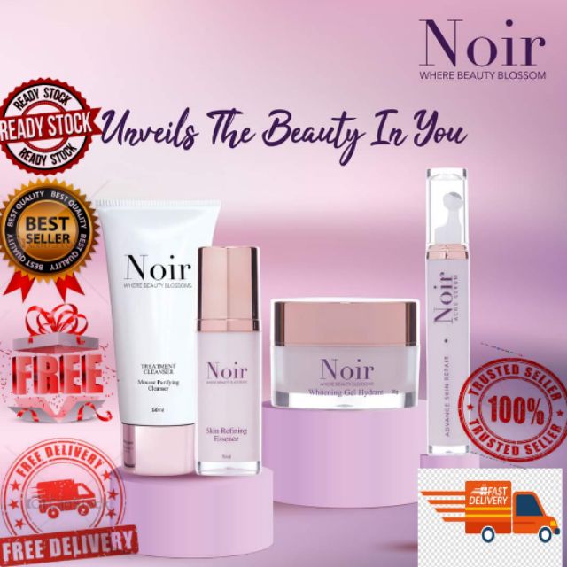 SKINCARE SET NOIR FREE LIPTINT NOIR‼️dengan pembelian mana2 3 produk ...