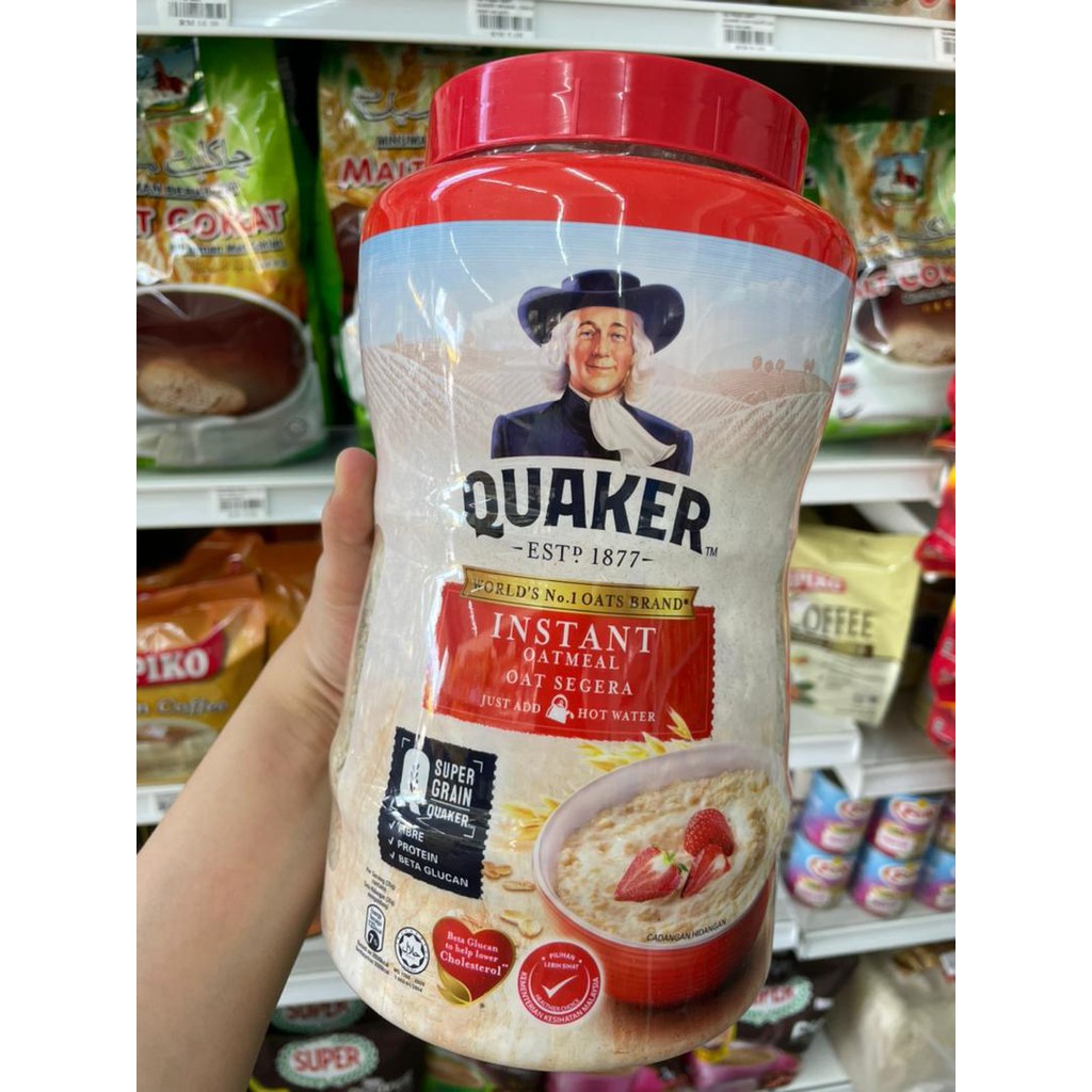Quaker Instant Oatmeal 1kg (Bottle) | Shopee Malaysia