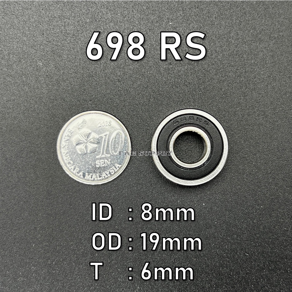 Ball Bearing 692 693 694 695 696 697 698 699 zz RS 2RS | Shopee Malaysia