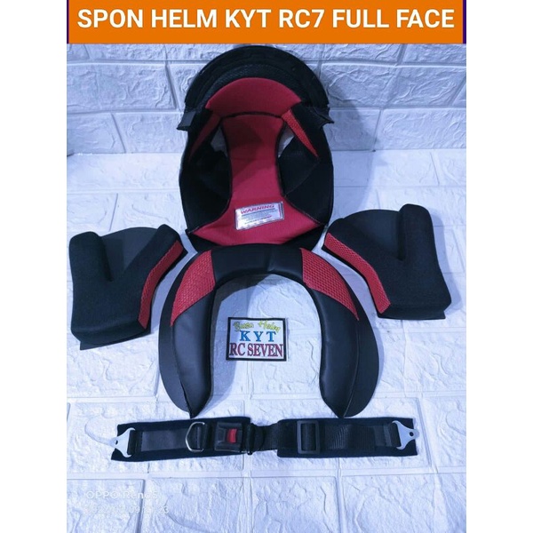 Kyt RC7 (Seven) Full Face Helmet Foam Sponge Iron Button | Shopee Malaysia