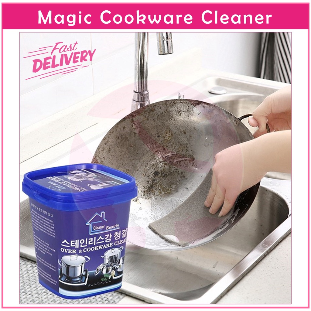 Oven Magic Cookware Cleaner Stainless Steel Cleaning Beauty Oil Cream ...