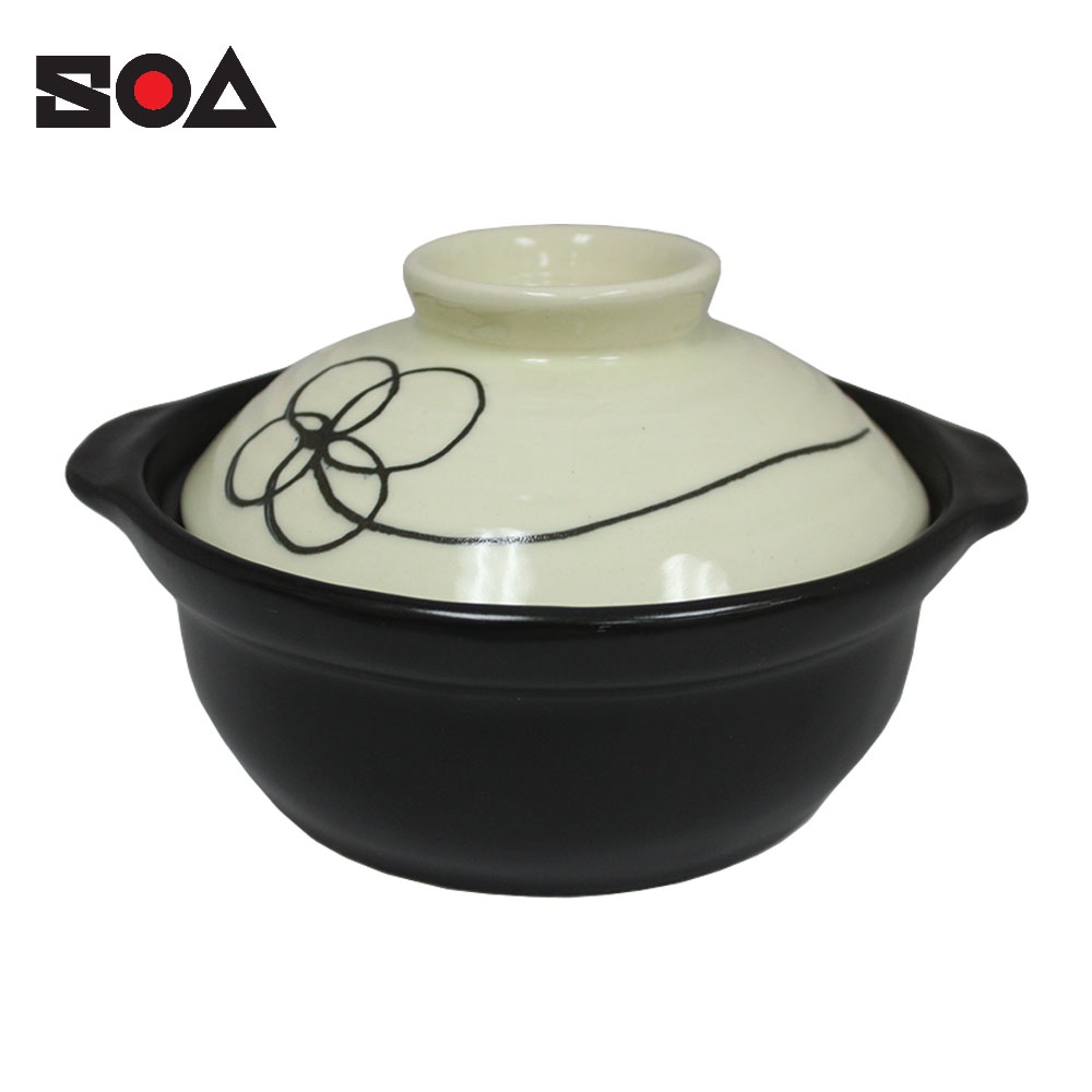 SOA IH Nabe Kitchenware [Hana Black] - For Induction Cooker / All Types ...