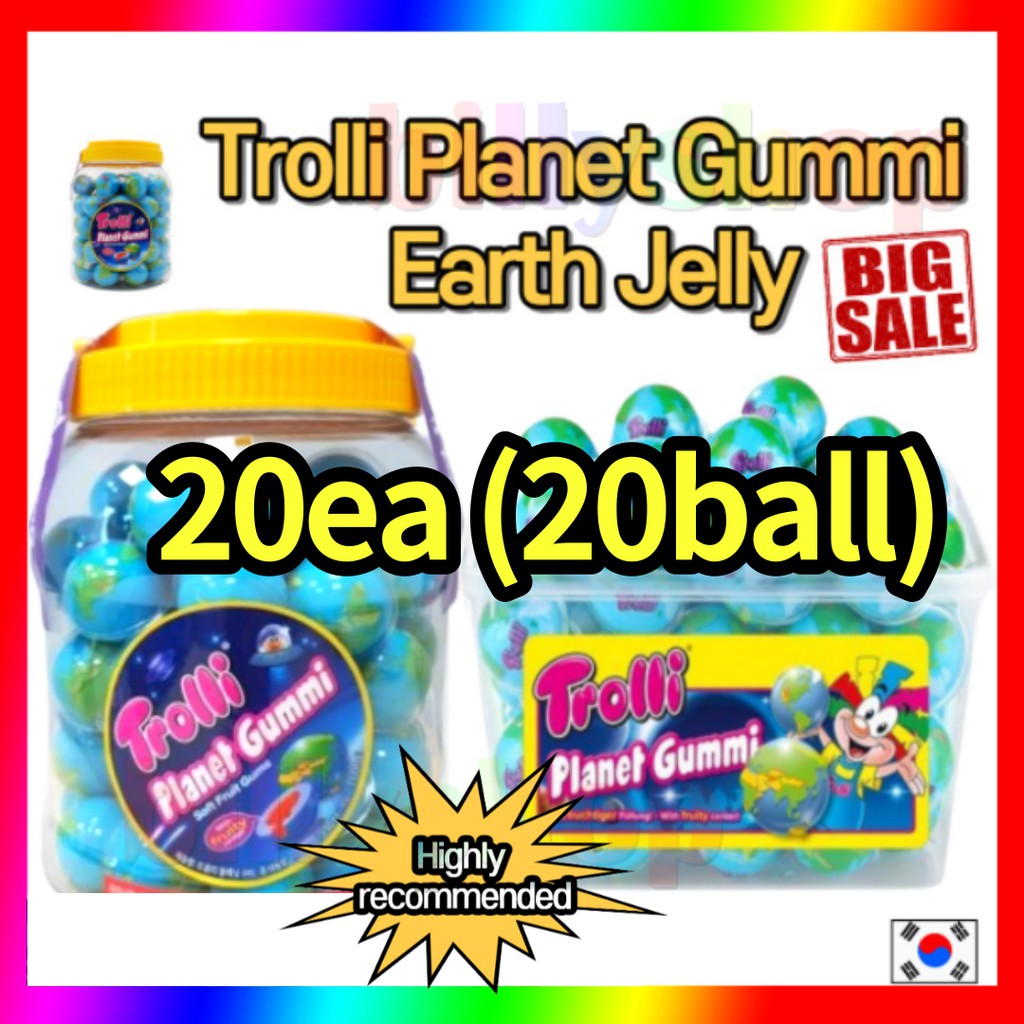 💥HOT SALES💥 Trolli Planet Gummi Earth Jelly / 20ea / Korea Best Seller ...