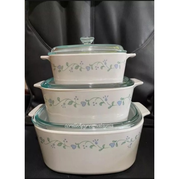 🔥HOT SALE 11.11🔥 Corningware 6 pcs set 3 country cottage 🔥 | Shopee ...