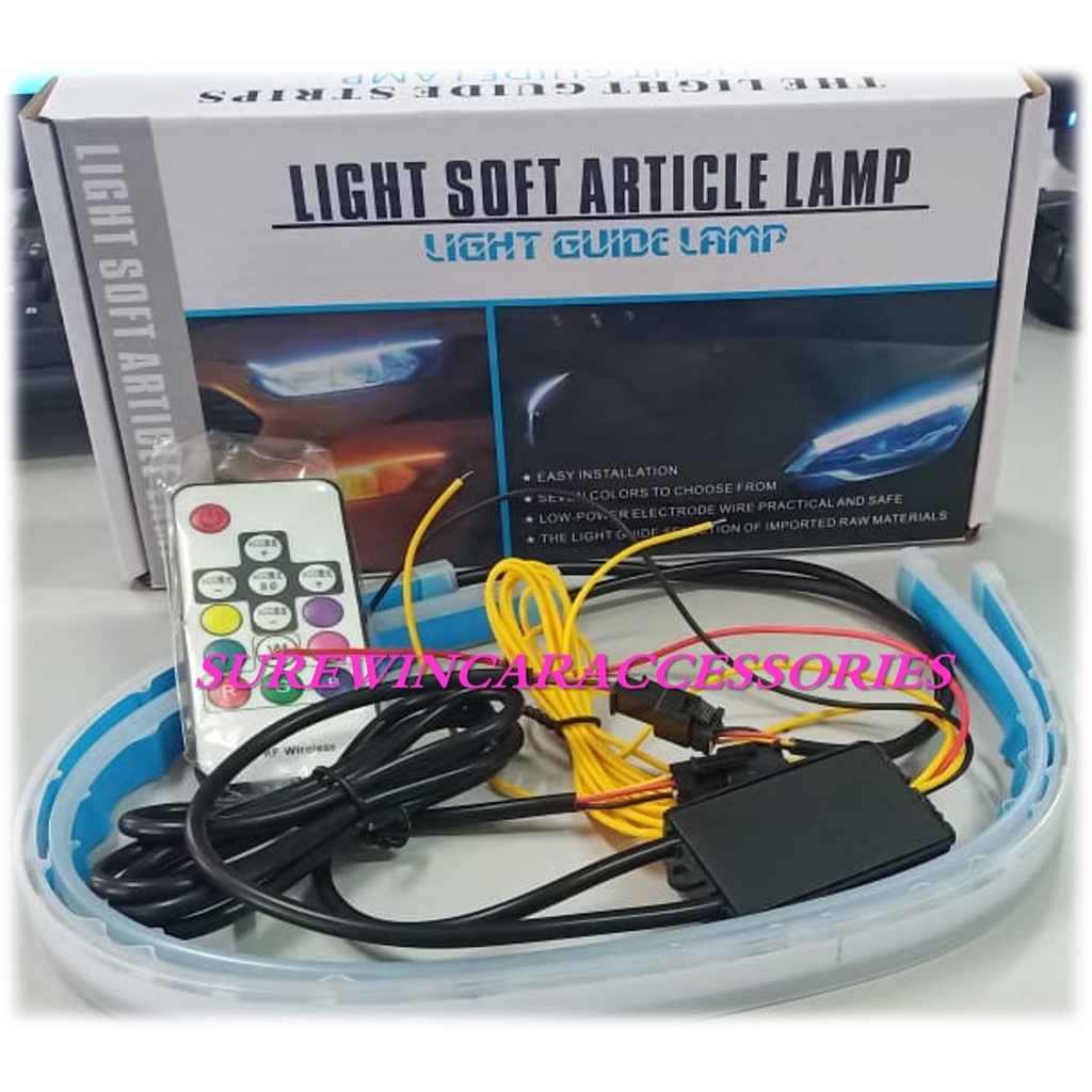 RAINBOW RUNNING LIGHT 60CM RGB DRL Daytime Running Light Eagle LED ...