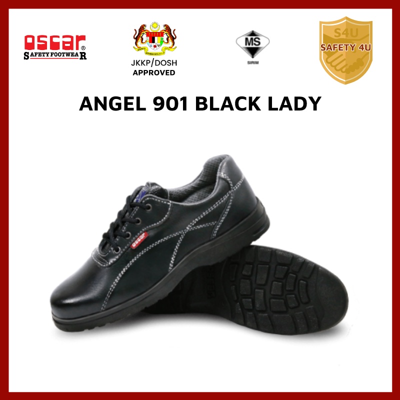 OSCAR Safety Footwear - ANGEL 901 BLACK LADY - Ladies Safety shoe ...