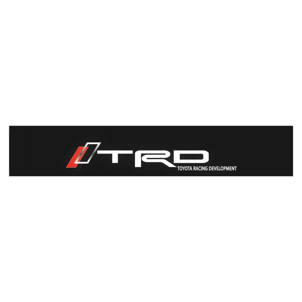 TRD TOYOTA Front Windshield Sticker / Sticker Tampal Cermin Depan ...