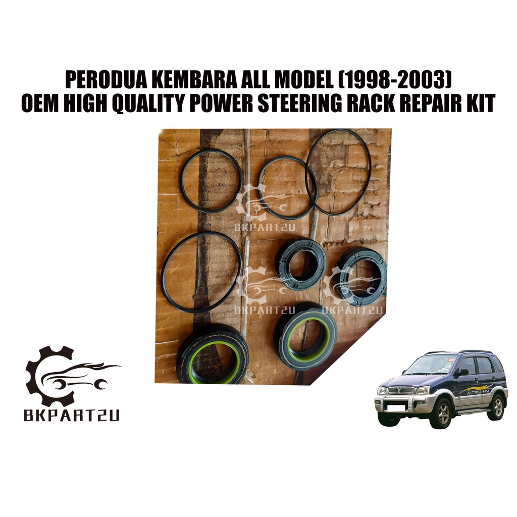 PERODUA KEMBARA ALL MODEL (1998-2003) POWER STEERING RACK REPAIR KIT ...