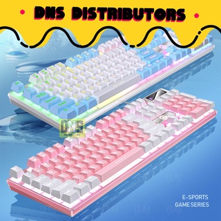 K500 Luminous Backlit Mechanical Gaming Keyboard RGB Light Suspended ...