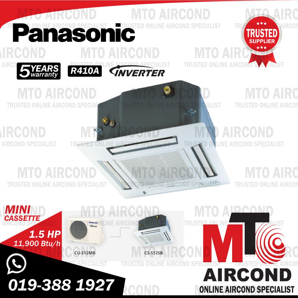 Panasonic Inverter Ceiling Cassette Malaysia | Shelly Lighting