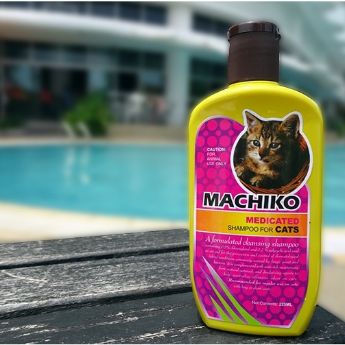 MFG 23/05/21-Machiko Medicated Shampoo for Cats 225ml / Syampu Kucing ...