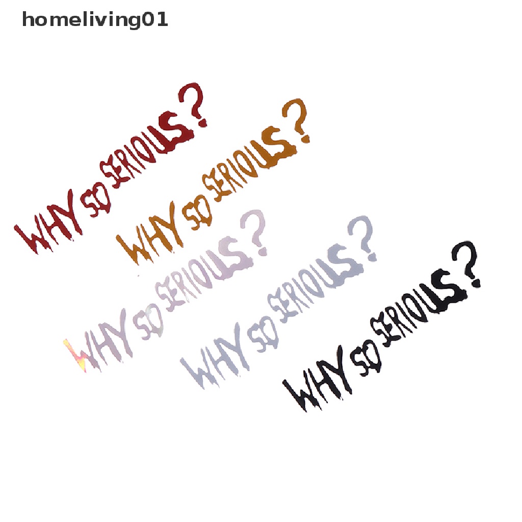 home Why So Serious Vinyl Sticker Car ATV Decal Joker Dark Knight ...