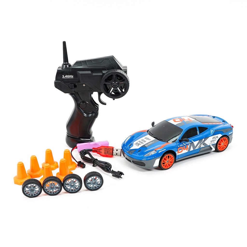 [Sego] 1:24 Kereta Control Drift 4WD RC Car Turbo 2.4GHz High Speed ...