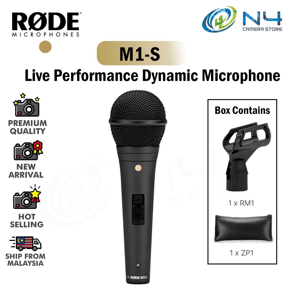 RODE M1-S Live Performance Dynamic Microphone M1S | Shopee Malaysia
