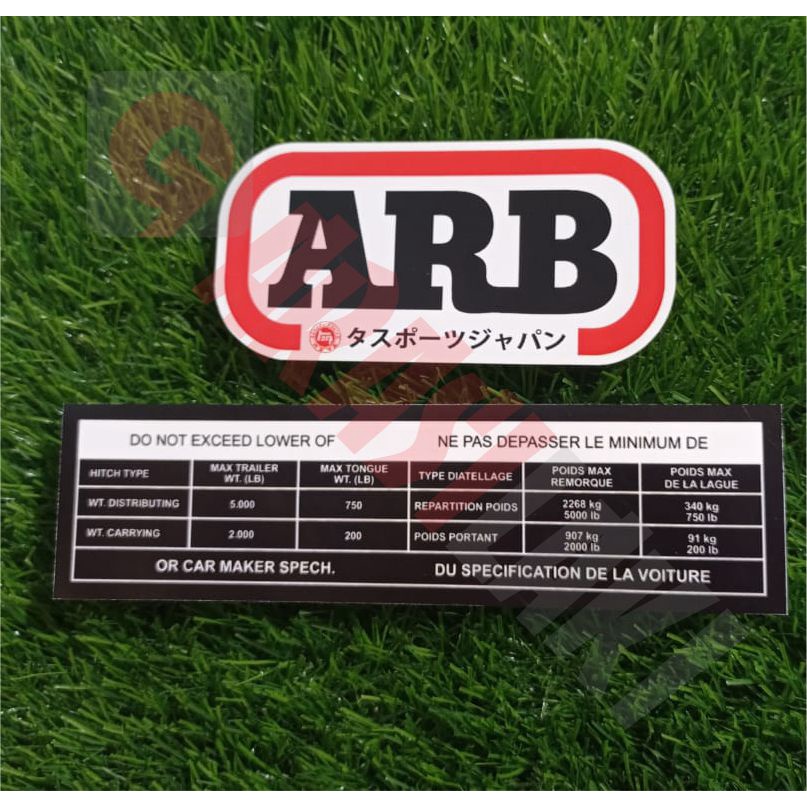 Toyota KANJI ARB STICKER 1set | Shopee Malaysia