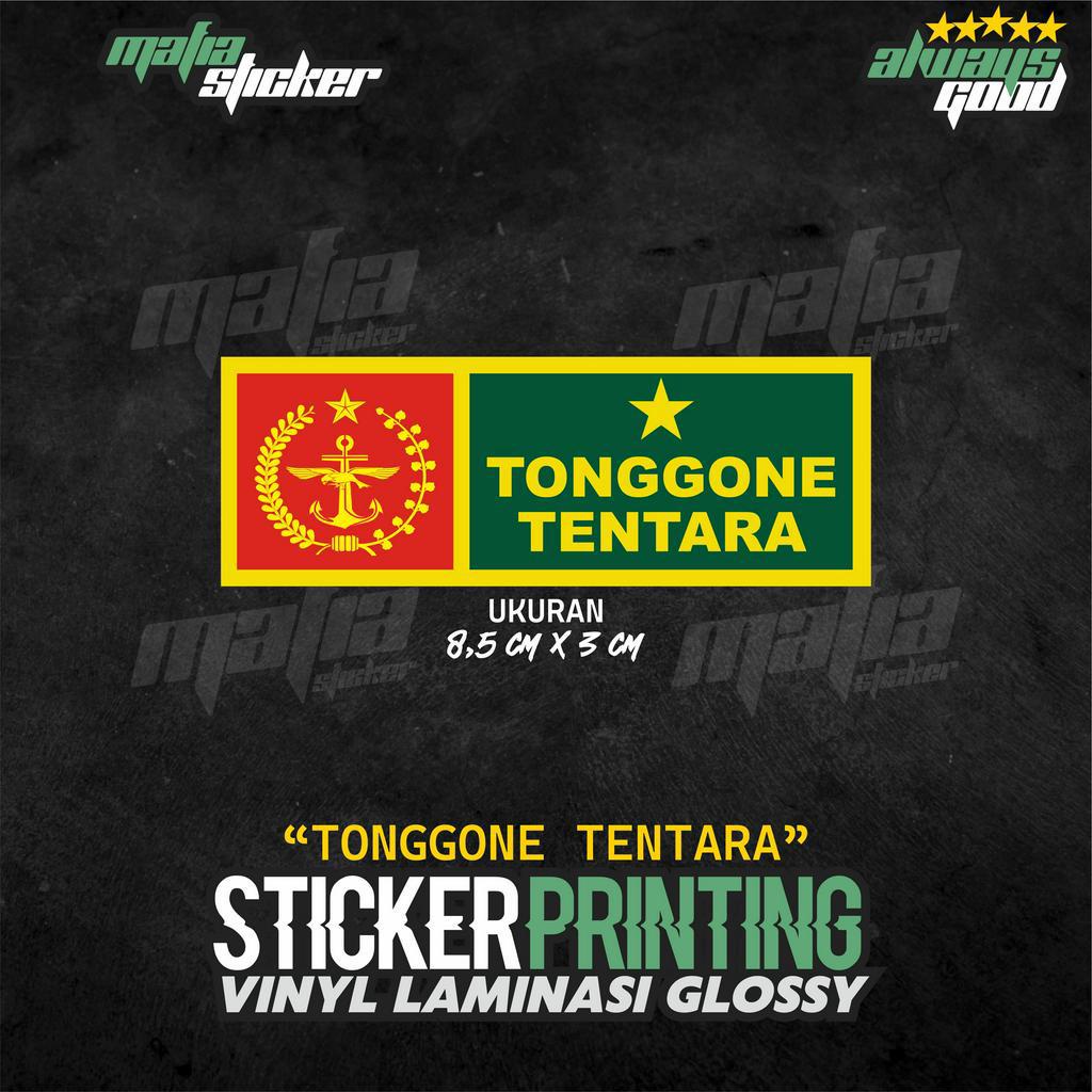 Sticker/print CUT TONGGONE Army STICKER | Shopee Malaysia