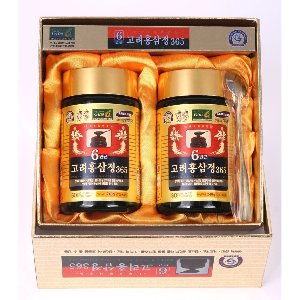 240g X 2ea, Korean 6 Years Red Ginseng Extract (hong sam jong) | Shopee ...