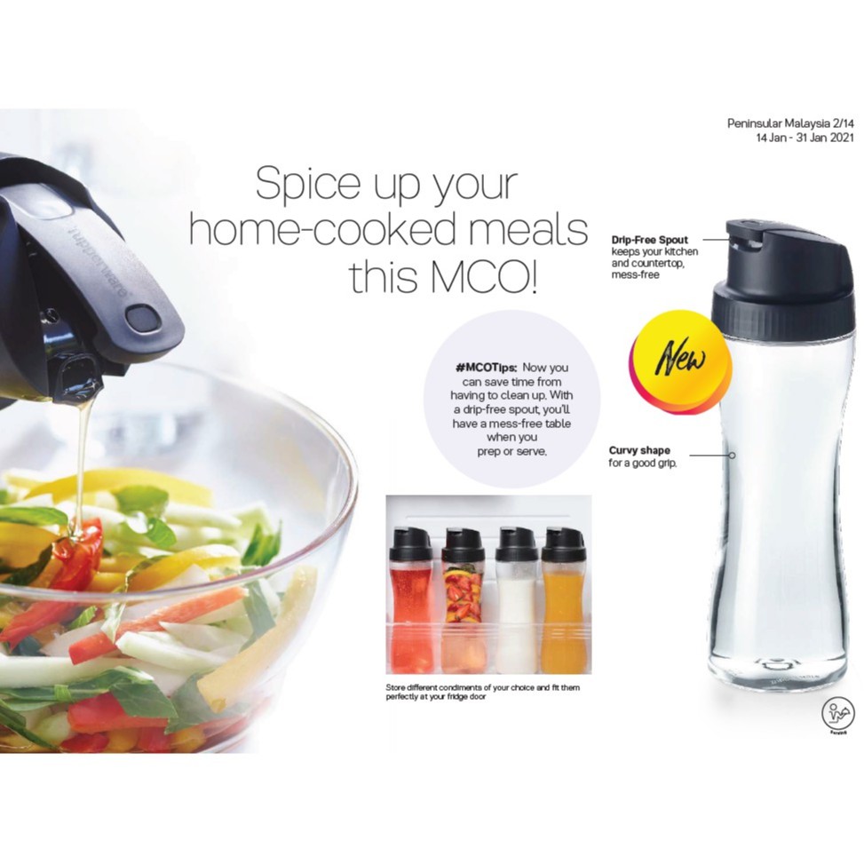 New Tupperware Smart Pourer 770ml (2 pcs) | Shopee Malaysia