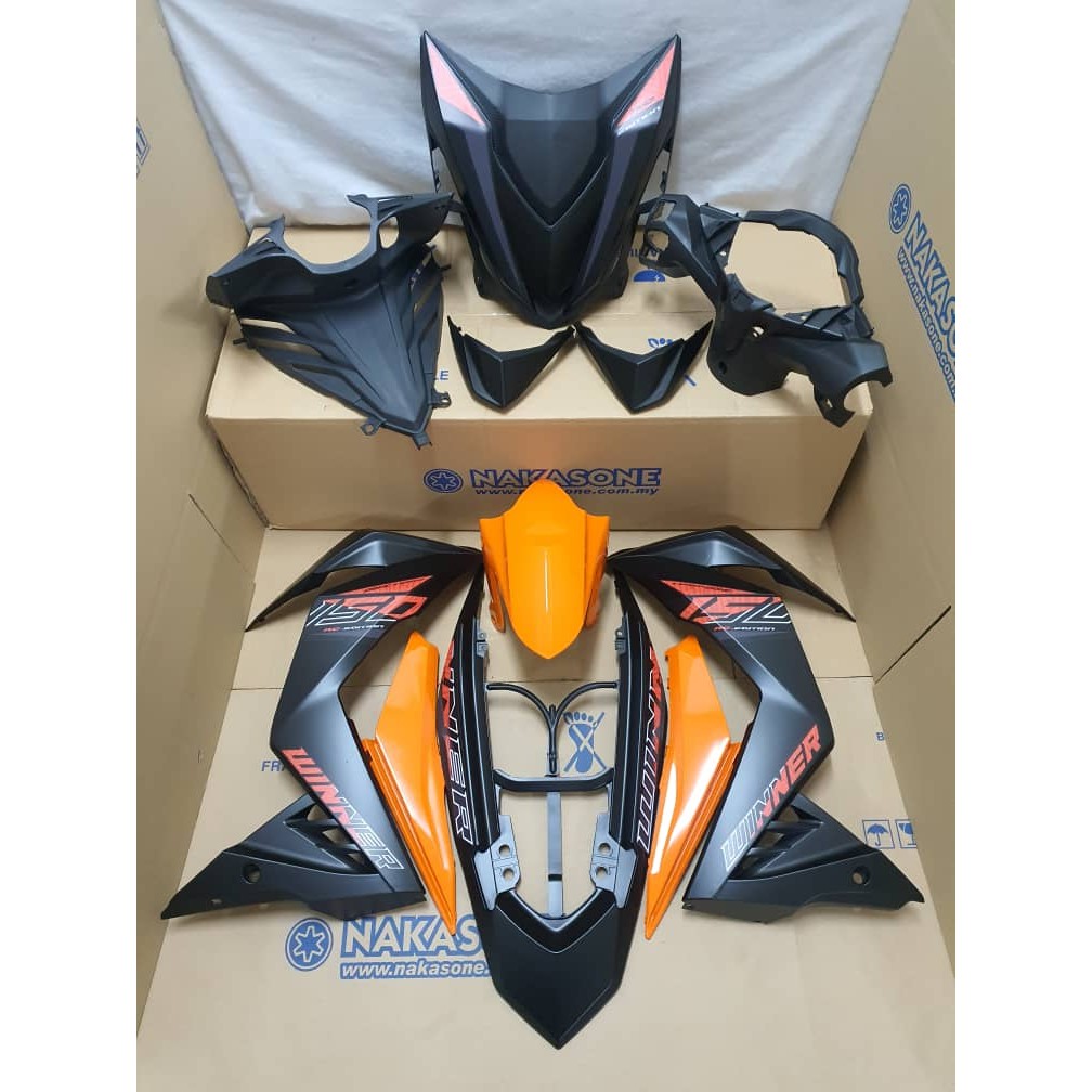 🔥READY STOCK ️ HONDA RS150 COVER SET - WINNER 150 RS150R - ORANGE Body Cover Set | Shopee Malaysia