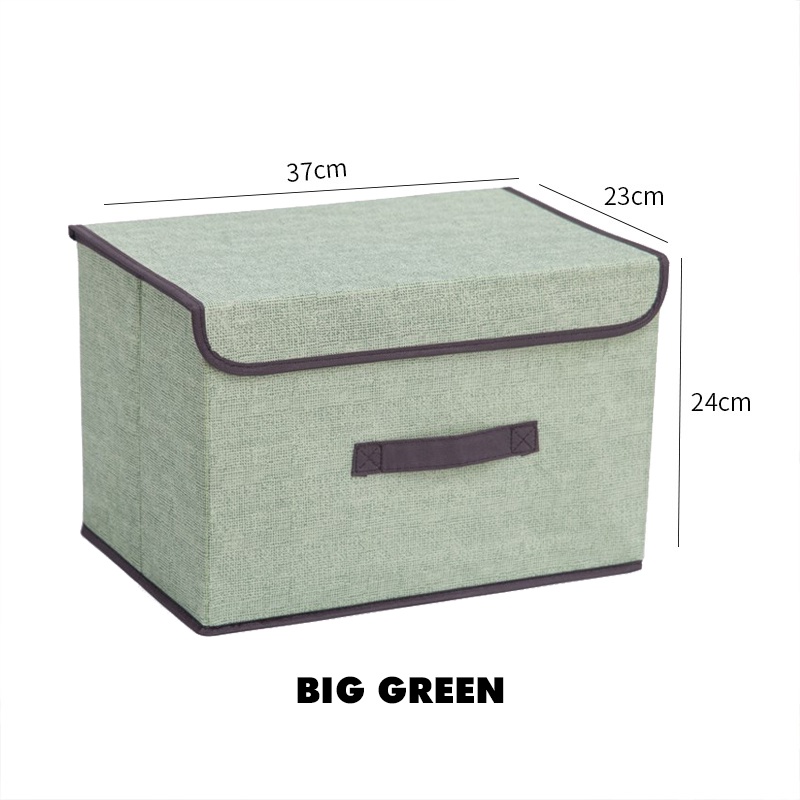 🔥HL🔥Japanese Style Storage Box Foldable Collapsible Storage Box Linen ...